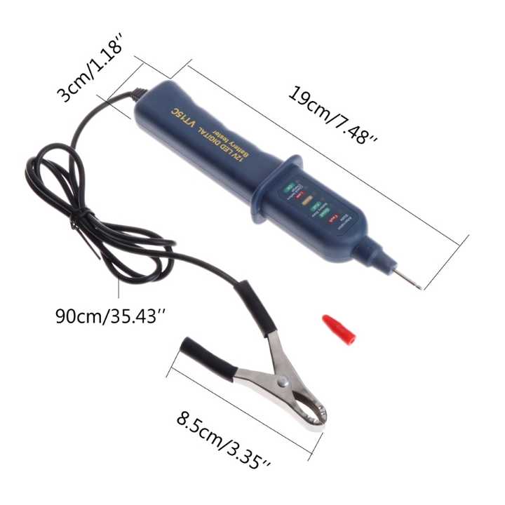 Battery Tester-LED (12V) - Tisara Power Mart
