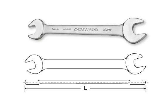 CROSSMAN Open End Wrench 12mm x 14mm - Tisara Power Mart