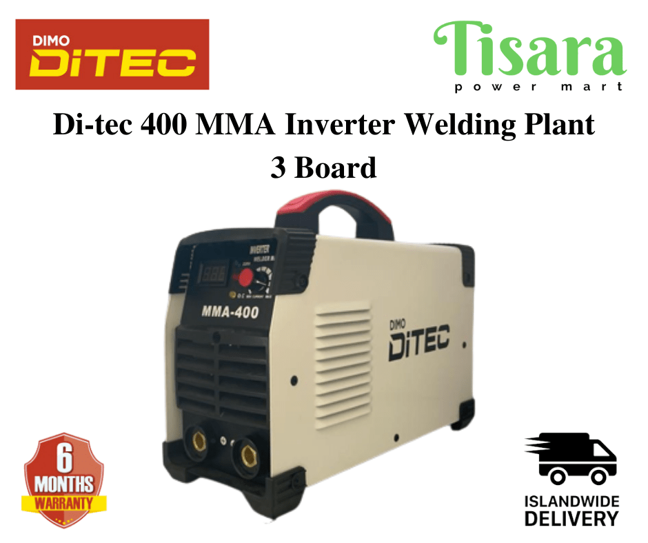 Di-tec Inverter Welding Plant 400MMA (3 Board) - Tisara Power Mart