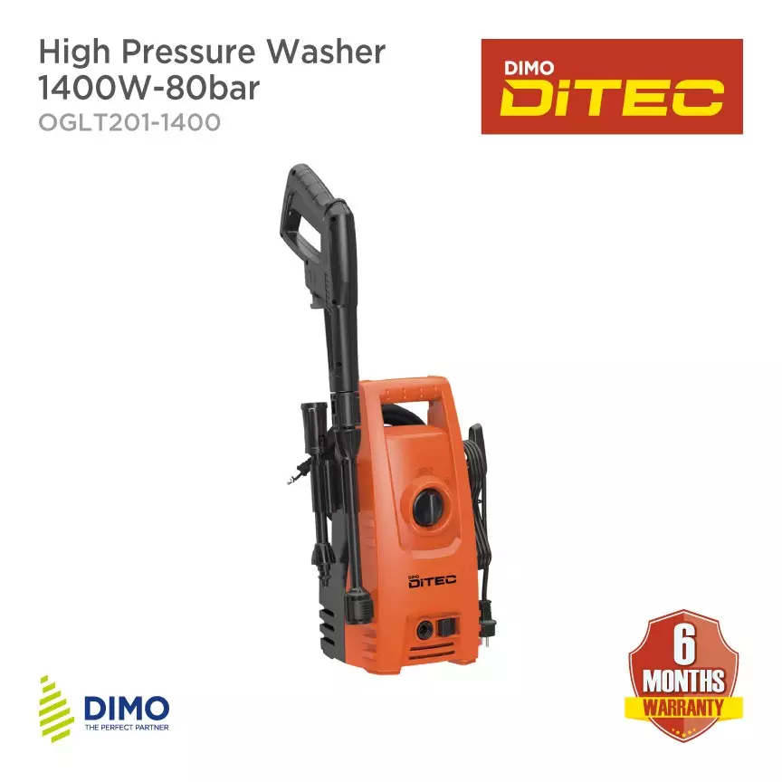 DITEC High Pressure Washer 1400W - Tisara Power Mart