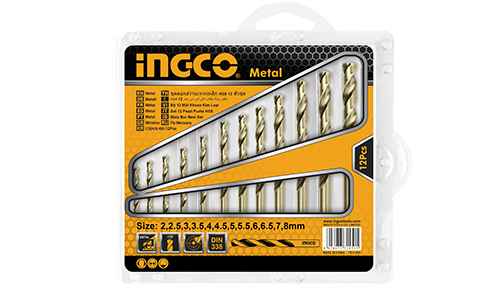 INGCO 12PCS HSS TWIST DRILL BIT SET - Tisara Power Mart