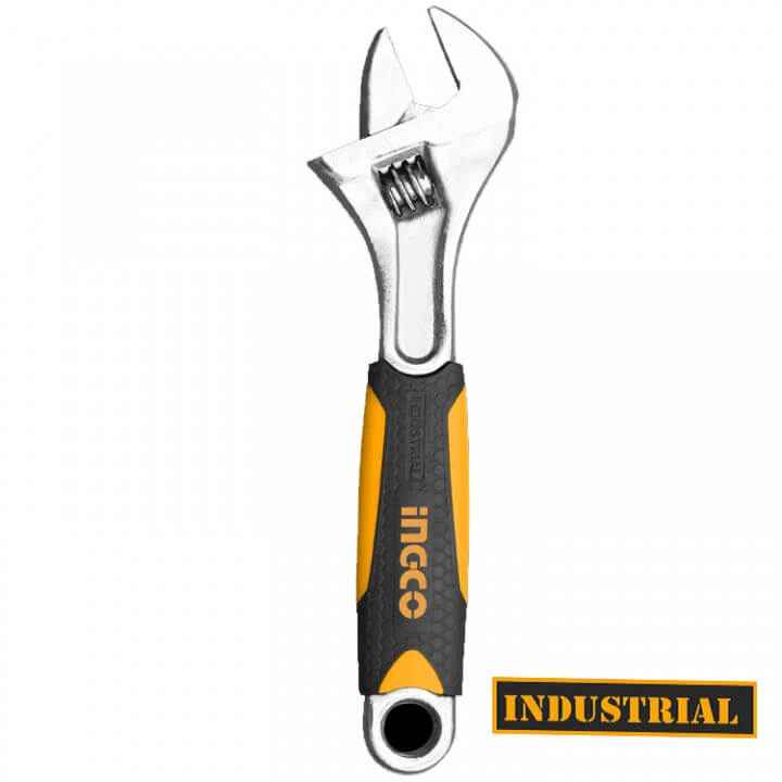 INGCO Adjustable Wrench 150mm 6" Industrial - Tisara Power Mart