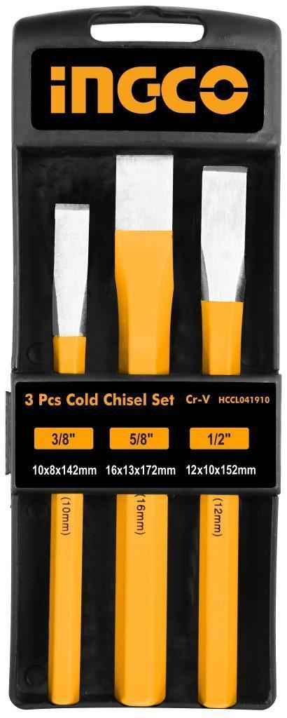 INGCO COLD CHISEL SET 3 PCS INDUSTRIAL - Tisara Power Mart