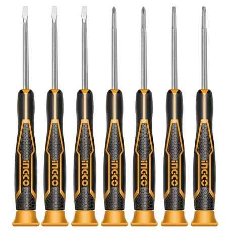 INGCO Precision Screwdriver Set 07Pcs - Tisara Power Mart
