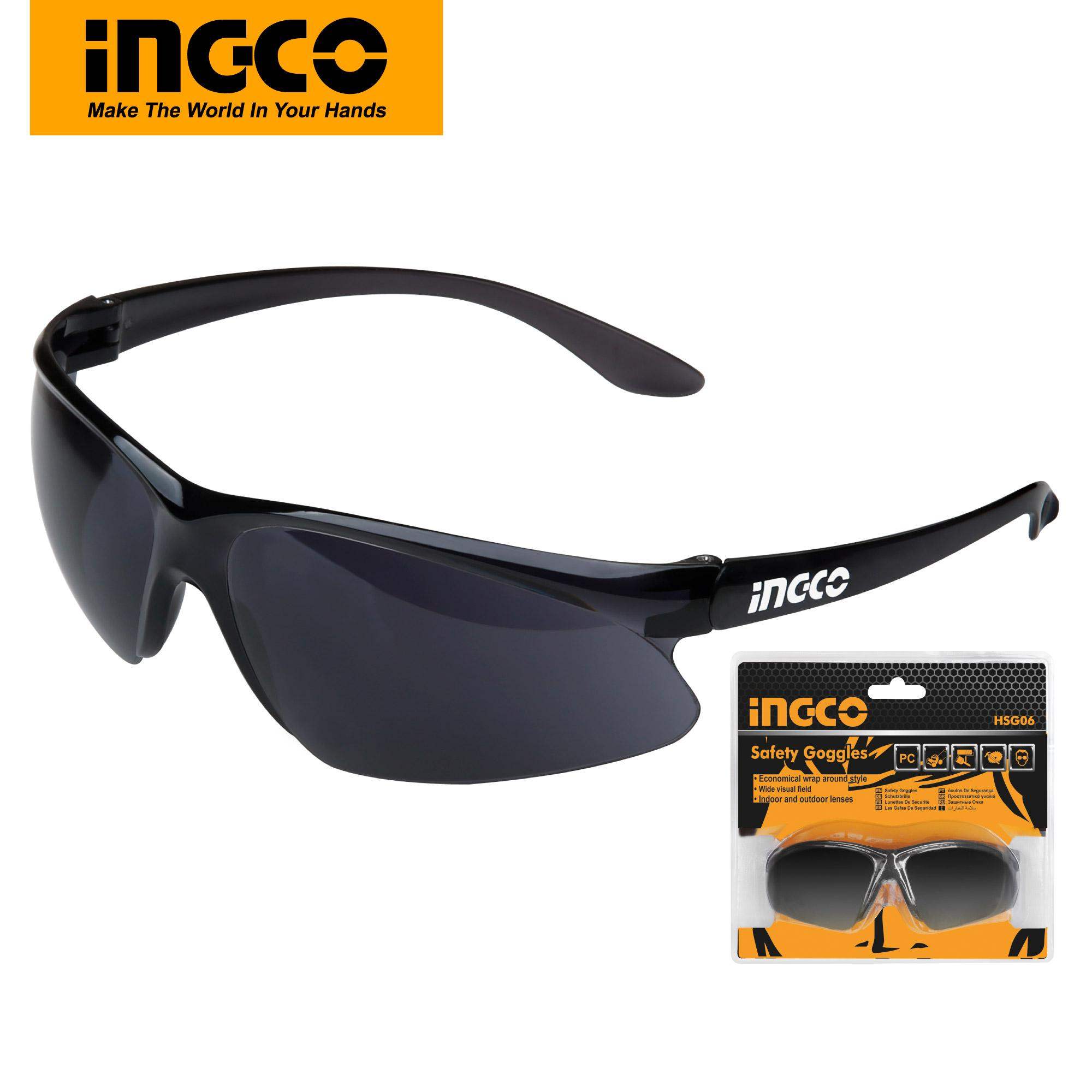 INGCO Safety Goggles Dark shade - Tisara Power Mart