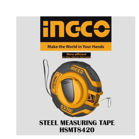 INGCO STEEL MEASURING TAPE 20mx12.5mm - Tisara Power Mart