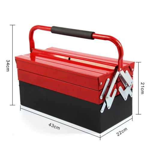 Metal Empty Toolbox 5Tray - Tisara Power Mart