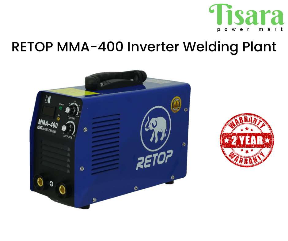 RETOP Welder Machine Inverter MMA 400 - Tisara Power Mart