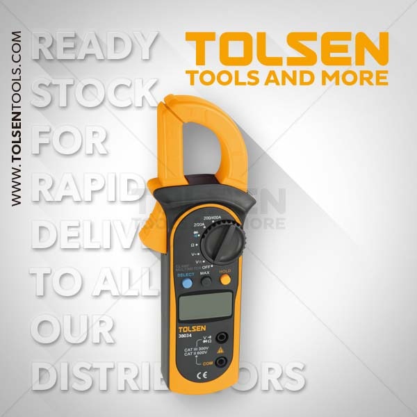 TOLSEN Digital Clamp Multimeter - Tisara Power Mart