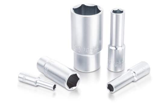 TOPTUL 1/2" Dr. 6PT Deep Socket 28mm - Tisara Power Mart