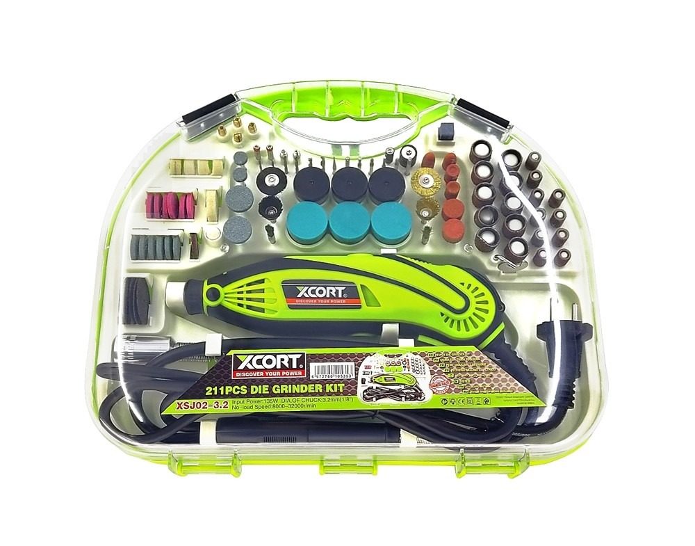 XCORT Die Grinder Kit 211Pcs - Tisara Power Mart