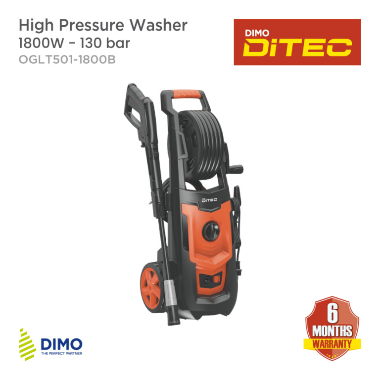 DITEC High Pressure Washer 1800W - Tisara Power Mart