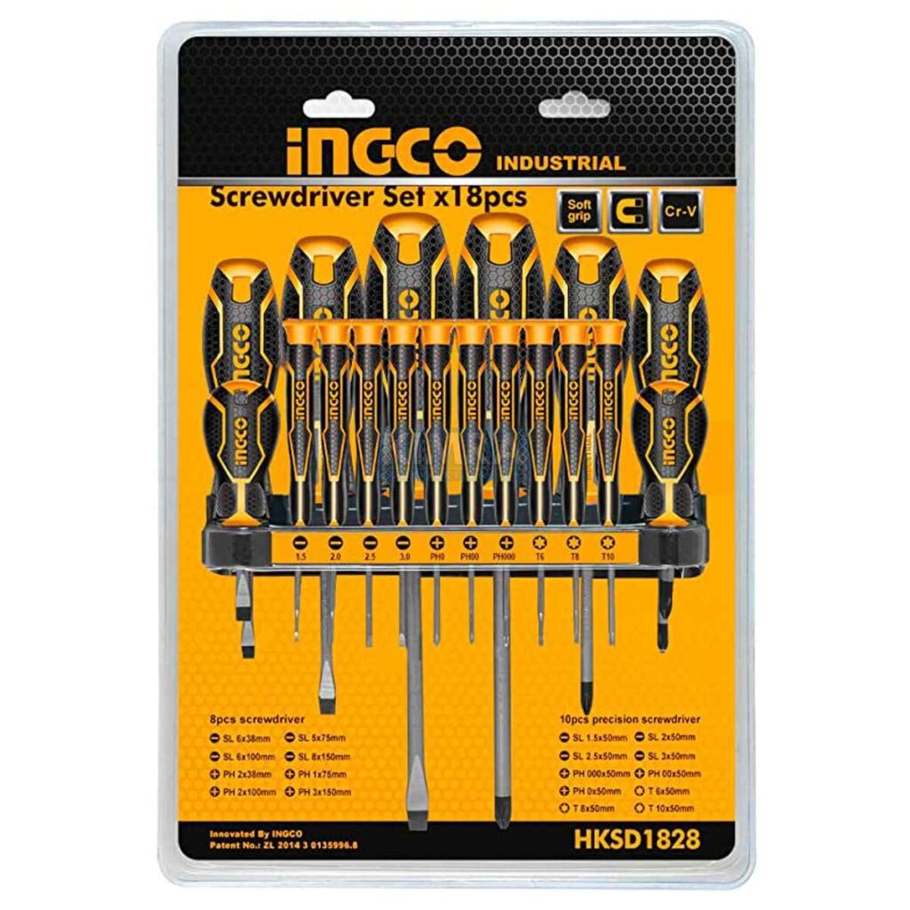 INGCO 18 PCS SCREWDRIVER AND PRECISION SCREW DRIVER - Tisara Power Mart