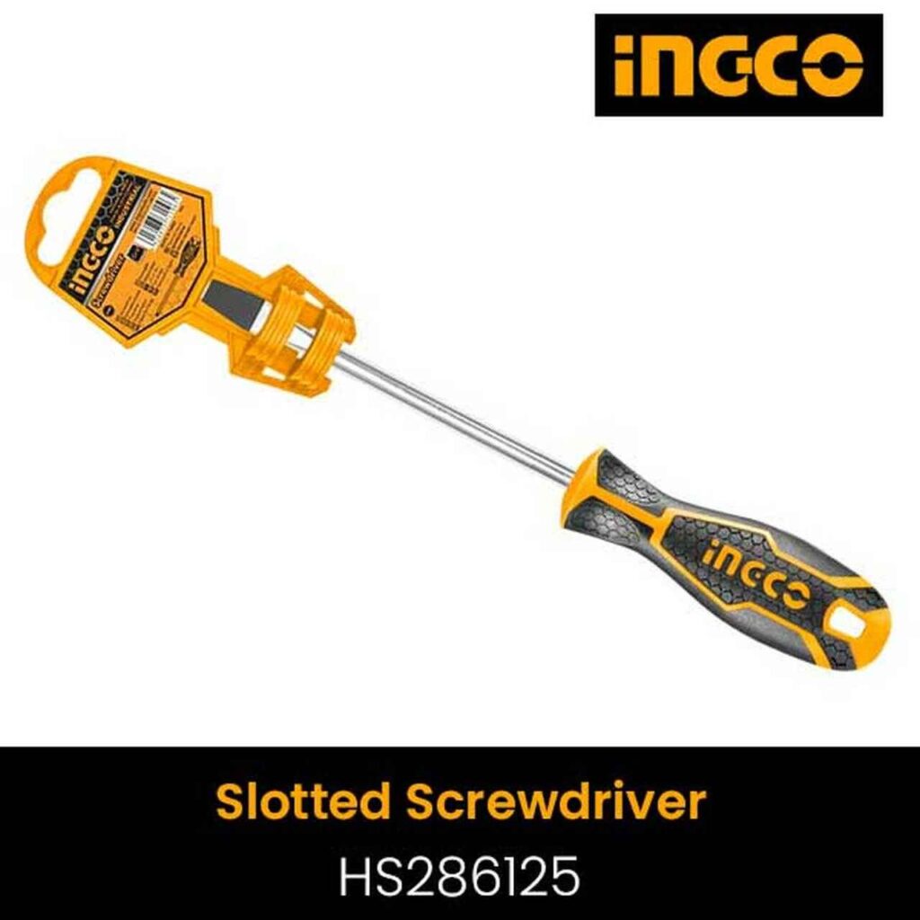 INGCO SLOTTED SCREWDRIVER 6.5x125mm - Tisara Power Mart