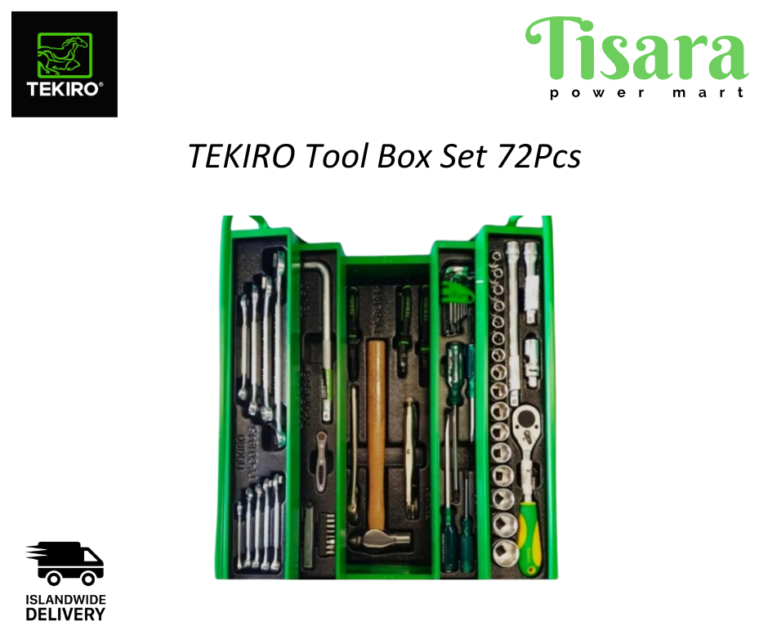 TEKIRO Tool Box Set 72Pcs - Tisara Power Mart