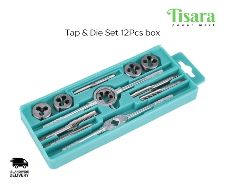 Tap & Die Set 12Pcs box - Tisara Power Mart